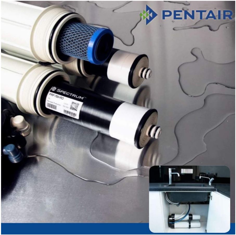 PRF-RONOFITTINGS : PENTAIR PRF RO System Without Tap/Drain/Tubing ...
