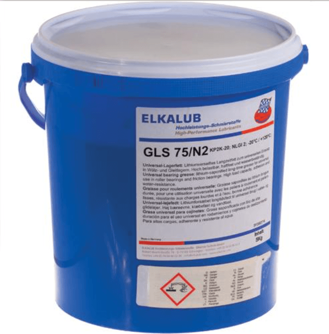 ELKALUB GLS 75/N2 Universal Bearing Grease 5kg Bucket | Machine Spares Shop