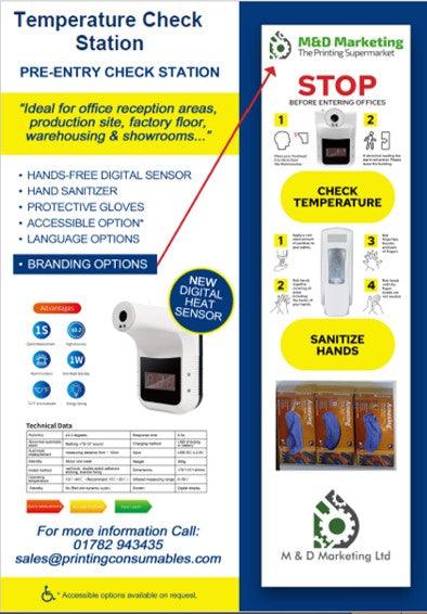 Temperature Screening Station - Including Automatic Infrared Non Conta ...